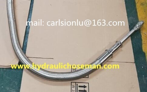 liquid nitrogen vaccum insulated hose / low temperature stainless steel ...