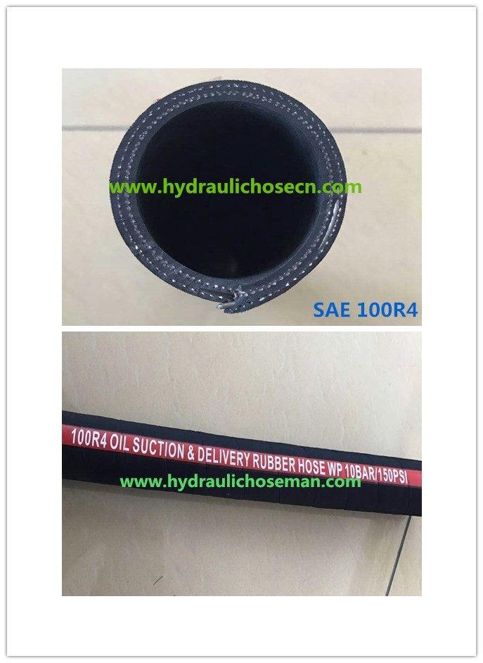 hydraulic hose SAE 100 R4 fuel oil suction and discharge hose